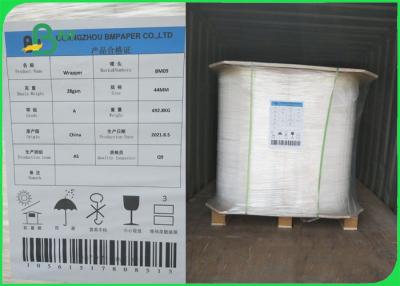 China FDA 28gram Toothpick Wrapping Paper 26.5MM 27MM x 5000m Tasteless for sale