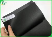 China Mix Pulp Black Cardboard 180gsm To 350gsm thick Craft Paper Jumbo Rolls for sale