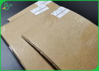 China Natural Brown Interleave Paper Rolls 120gsm 200gsm Virgin kraft paperboard sheets for sale