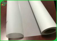 China 90gsm White Translucent tracing Paper Roll 1100mm * 50m For Artist Drawing for sale