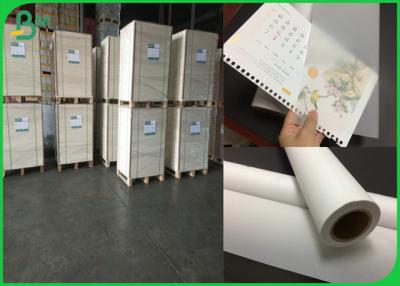 China 50mm Core Degradable 100Gram 110Gram Plotter Tracing Paper Roll For Printing for sale