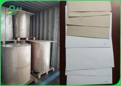 China 230gsm White Top Liner Board Recycled One Side Coated Paper Roll for sale