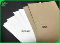 China Recyclable kraft 170g 200g White Surface test liner board for Packaging Carton for sale