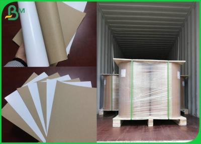 China High tear strength  940 x 1280mm 400gsm Kraft Back Duplex Board For Beer Carton Making for sale