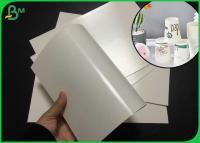 China Foodgrade 210gr 230gr PE Coated 1 Side White CupStock Paper For Drinking Cup for sale