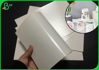 China Foodgrade 210gr 230gr PE Coated 1 Side White CupStock Paper For Drinking Cup for sale