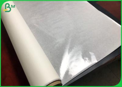 China Jumbo Rolls 510mm PE Coated MG White 52gsm Poly Kraft Paper for bread bags for sale