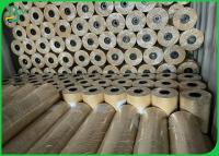 China 30cm 40cm Width 70gsm 80gsm Brown Kraft Paper Food Grade In 50 Meter Per Roll for sale