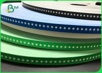 China Slitting 15mm width 60gram printed straw craft paper rolls for 6mm straw tube for sale