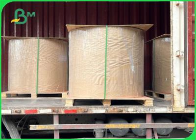 China 50gsm Recycled Fluting Paper Roll 1600mm Carton Medium Kraft Paper for sale