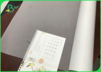 China White Plotter Paper 73gsm 100gsm Translucent Inkjet Tracing Paper Rolls 30