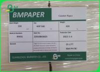 China 390gsm white Blotting board 0.7mm Thick Uncoated Coaster Paper Sheet 400 * 580mm for sale