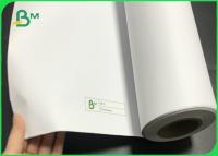 China 20LB White Bond Paper Roll Plotter Printing 80gsm CAD Engineer Drawing Paper for sale
