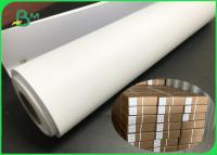 China 20LB White Bond Paper Roll Plotter Printing 80gsm CAD Engineer Drawing Paper for sale