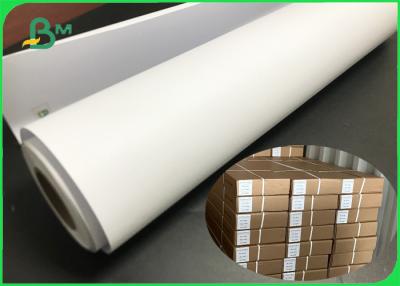 China 20LB White Bond Paper Roll Plotter Printing 80gsm CAD Engineer Drawing Paper for sale