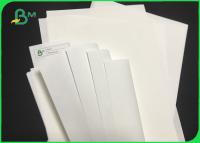 China Uncoated Bleached packaging paper 80gsm 100gsm Pure White Kraft Paper Rolls for sale