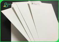 China 325gsm Single Side Gloss Coated White Cardboard For Food Container Board for sale
