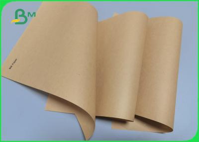 China 90gsm Unbleached Craft Uncoated Brown Kraft Packaging Paper For handle Bags for sale