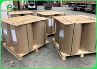 China Strong Kraft Fiber Virgin Brown Kraft Paper Food Contact 90gsm X 1000mm Roll for sale