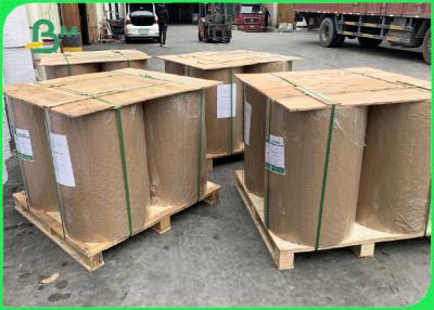 China Strong Kraft Fiber Virgin Brown Kraft Paper Food Contact 90gsm X 1000mm Roll for sale
