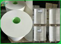 China FoodGrade AAA White Color 24mm 25mm 26mm 27mm Straw Wrapping Paper With 28gsm for sale