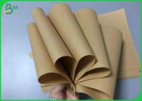 China 1000mm 1100mm 60GSM 70GSM Foodgrade Brown Kraft Paper For Paper Bags for sale