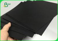 China 110gsm To 170gsm Double Sides Solid Black Craft Paper Rolls For Clothes Tag for sale