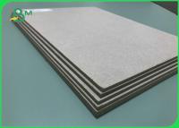 China Rigid Grey Color Paper Board 2mm Thick 1250gsm Recycled Straw Board Sheets for sale