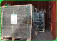 China 250gr Black Kraft Card Paper For Gift Box 24'' x 36'' Good Folding Resistance for sale