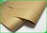 China 100% Wood Pulp Brown Kraft Paper 70gsm 80gsm For Snack Packaging Bag for sale