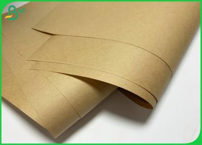 China 100% Wood Pulp Brown Kraft Paper 70gsm 80gsm For Snack Packaging Bag for sale