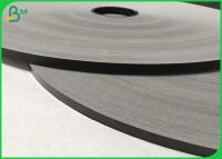 China 15mm 60gsm Full Black Straw Outer Layer Paper For Produce Drinking Pipes for sale