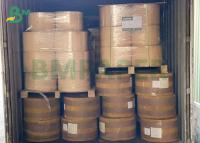 China Large Roll 306mm 322mm Width 60grs 120grs Bleached Kraft Paper For Straw Tube for sale