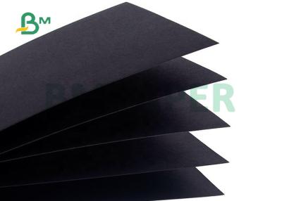 China 400gsm 450gsm Black Card Board For Jewelry Box 26 x 38inches High Toughness for sale