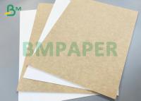 China 265gsm 350gsm Glossy White Coated Kraft Back Paper Food Box Board 70 x 100cm for sale