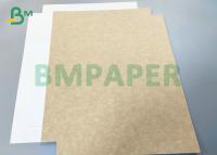 China 265gsm 350gsm Glossy White Coated Kraft Back Paper Food Box Board 70 x 100cm for sale