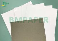 China 1mm 1.8mm thick white liner duplex board grey backing sheets recycled pulp for sale
