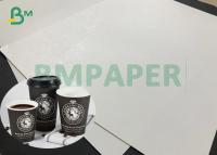 China 150gsm To 330gsm Single side Matt PE Coated White Cup Carton Rolls for cup fan for sale