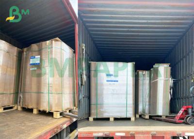 China 787mm Width Printable 320gsm Thick Brown Kraft Paperboard For Clothes Label for sale