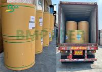 China Uncoated White Offset Printing Paper Customized In Roll 23 - 25 Tons Of 40GP for sale