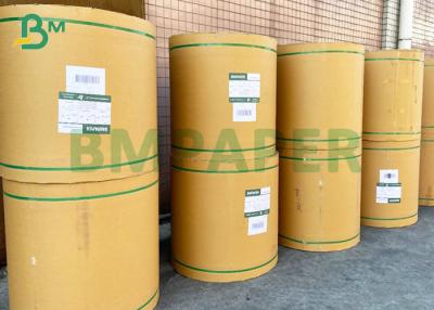 China 70gsm 80gsm 90gsm Unbleached Extensible Sack Kraft Paper 1100mm Roll for sale