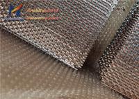 China Copper Stainless Steel Ribbonfil Architectural Woven Wire Mesh Indoors Divider for sale