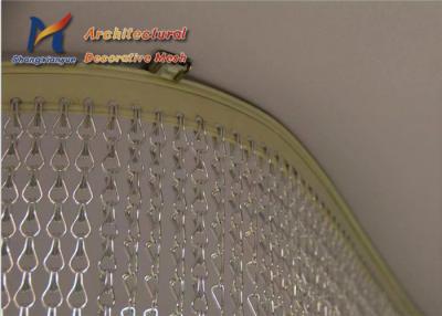 China Museums Ceilings Customized Aluminium Chain Curtains Door Fly Screens Dividers for sale