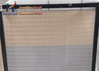 China Architectural Wall Drapery Spiral Wire Mesh Stainless Steel Plate Colorful for sale