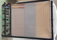 China Architectural Wall Drapery Spiral Wire Mesh Stainless Steel Plate Colorful for sale
