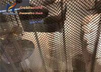 China Decorative Partition Cascade Coil Metal Drapery Wall Covering Hot Pot Restaurant 1.2mm for sale