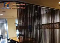 China Company Meeting Partitions Coil Drapery Mesh Antique Copper Decorative for sale