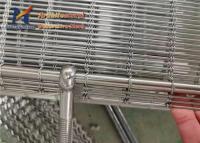 China Ss 201 Architectural Cable Mesh Decorative Cambered Ceilings Facades Exhibition Hall for sale