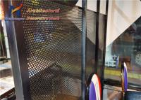 China Hexagonal Punched Perforated Stainless Mesh Restaurant Partitions Black Paint for sale