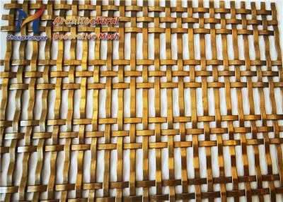 China Architectural Ss T304 Crimped Woven Wire Mesh Flat Fluted Single Crimped Wire Grille for sale